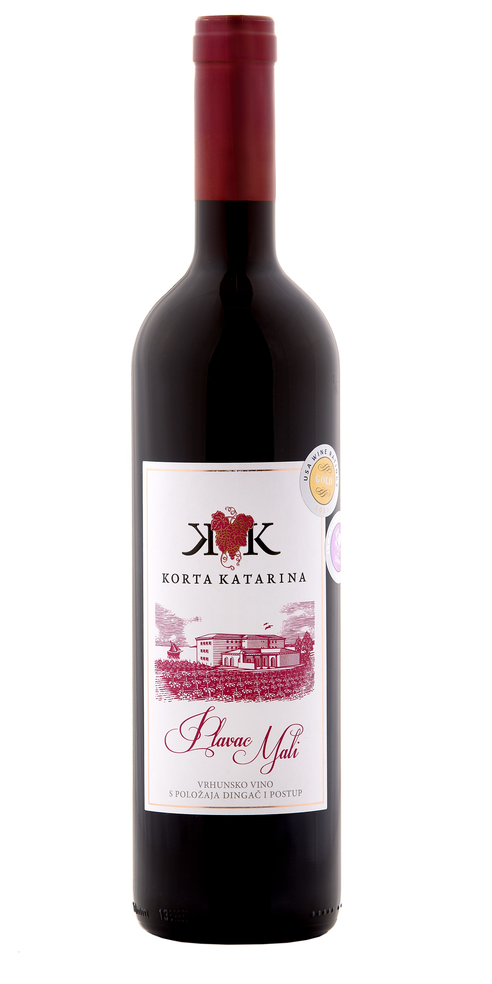 Korta Katarina Plavac Mali from Croatia - Winner of Silver medal at the USA Wine Ratings