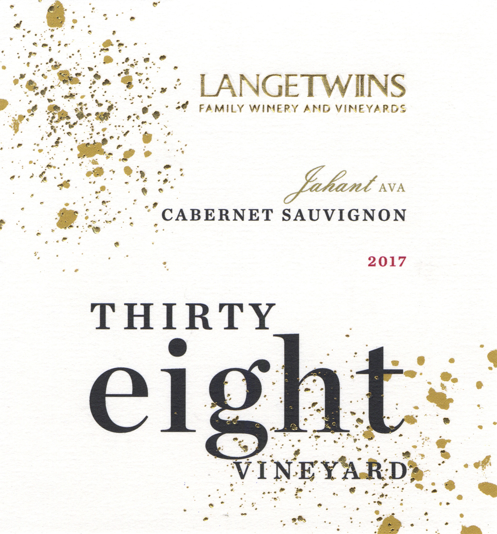 LangeTwins Family Winery and Vineyards Cabernet Sauvignon Thirty Eight ...